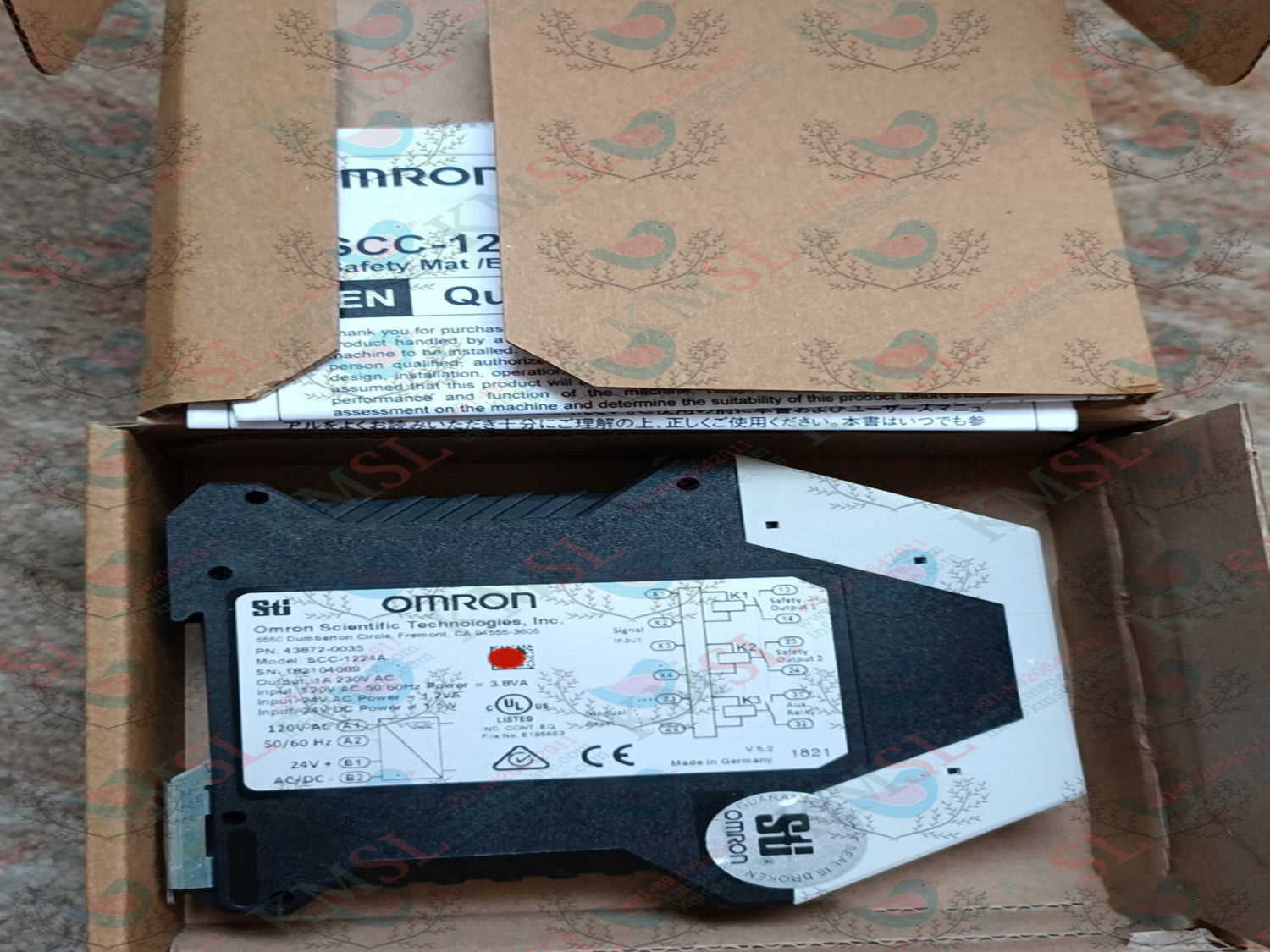 SCC-1224A Omron Safety Switch | Industrial Safety Interlock Switch – K ...